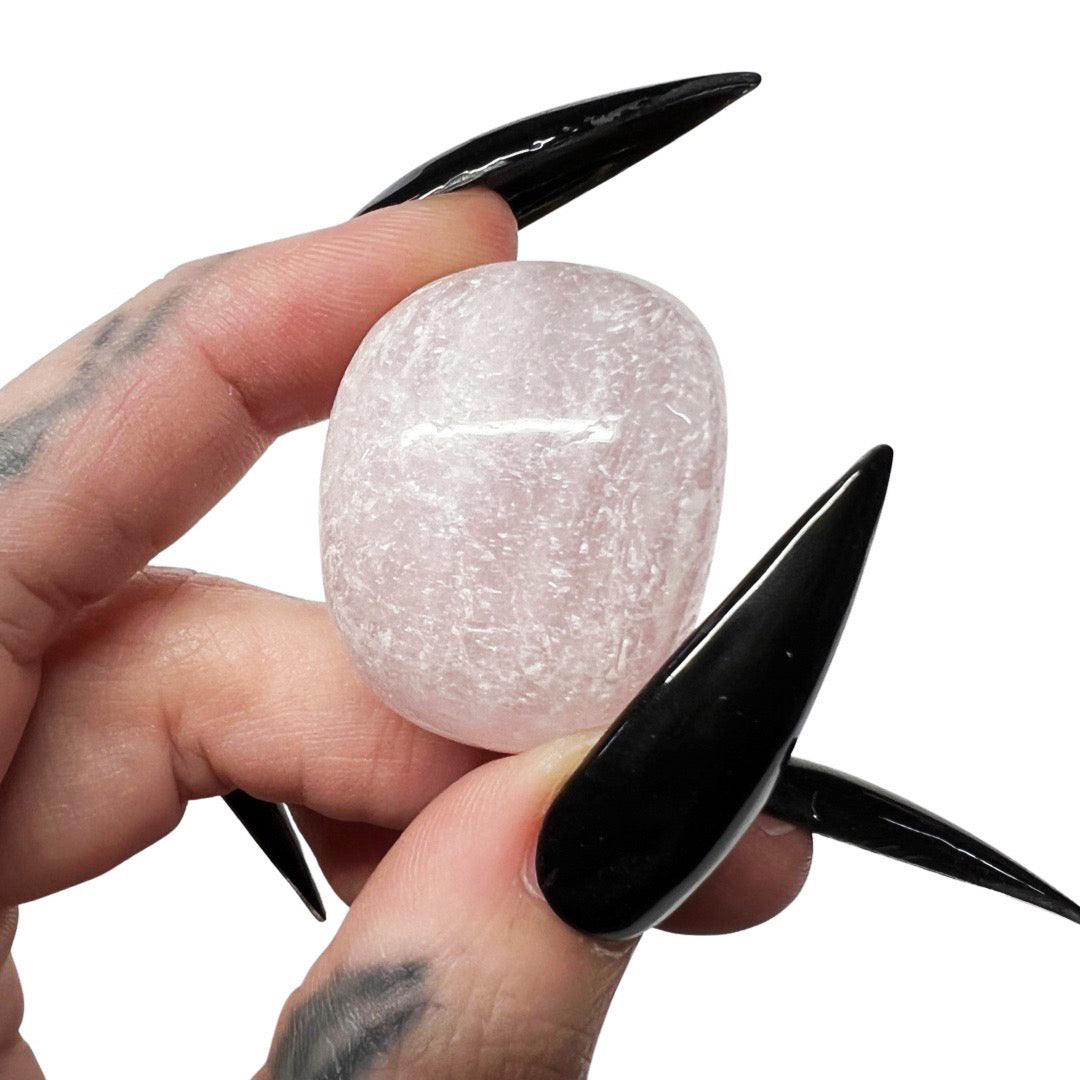 Heart Healer: Kunzite Pocket Pebble– Haute Macabre
