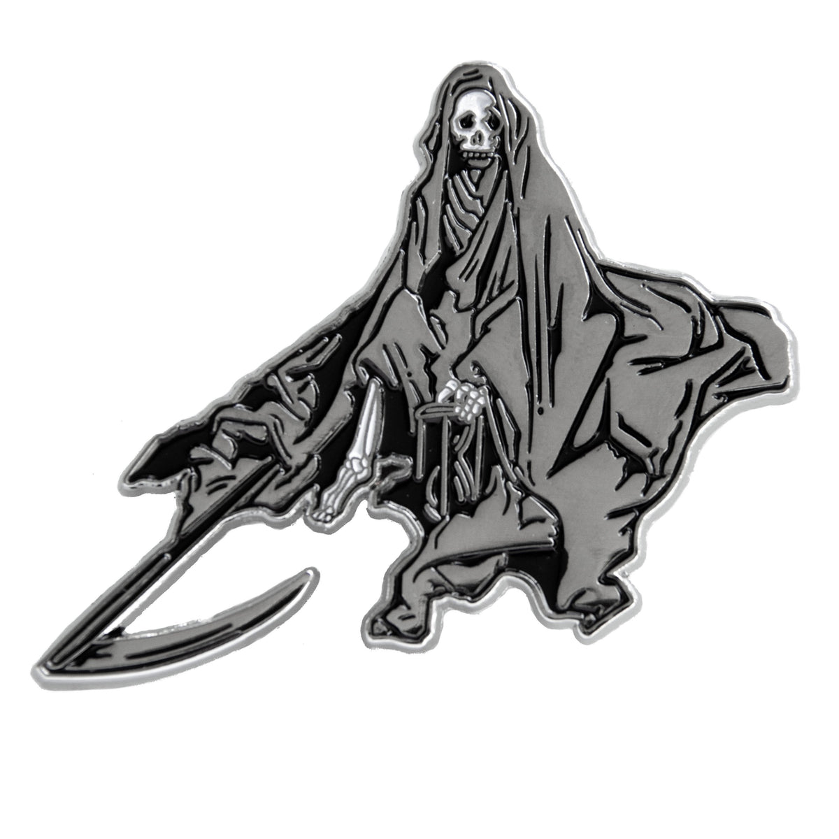 Gustave Dore Death Skeleton Enamel Pin – Haute Macabre